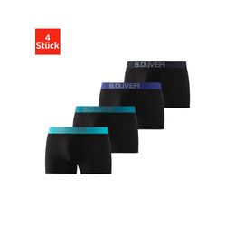 s.Oliver Herren Boxer "Boxershorts f&uuml;r Herren", Gr. L, bunt, Jersey, Obermaterial: 92% Baumwolle, 8% Elasthan (LYCRA), unifarben, Unterhosen, mit