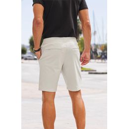 John Devin Herren Shorts "Schlupf Bermuda, Jogger Shorts", grau, Gr. XL, unifarben, Web, Obermaterial: 97% Baumwolle, 3% Elasthan, Hosen, kurze Hose