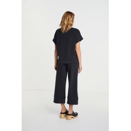 RICHROYAL Damen Sweatshirt, schwarz, Gr. XL, Obermaterial: 51% Modal, 43% Polyester, 6% Elasthan, Sweatshirts, aus weicher, fester, gepeachter