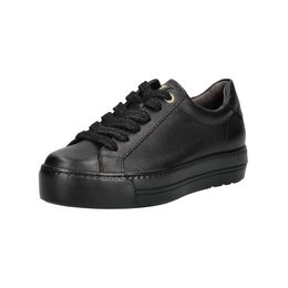 Paul Green Damen Sneaker "Paul Green Sneaker Glattleder", Gr. 38, schwarz, Glattleder, Schuhe