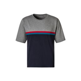Le Jogger Herren Pyjama, Gr. 60, bunt, Jersey, Obermaterial: 100% Baumwolle, unifarben, Basic, Homewear-Sets, Schlafanzug mit Colorblock