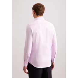 Seidensticker Herren Businesshemd "Schwarze Rose", lila, Gr. 40, unifarben, 100% Baumwolle, Hemden, Slim 1/1 Kentkragen Uni