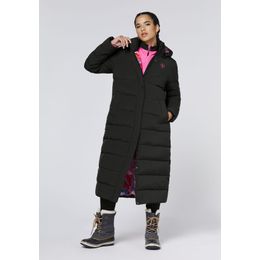 Chiemsee Damen Steppmantel, schwarz, Gr. XS, 100% Polyester, M&auml;ntel