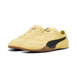 Puma Damen Sneaker "BELLA UT LEA", Gr. 38,5pale lemon, Puma schwarz, Synthetik, mehrfarbig, Schuhe, f&uuml;r sportliche Aktivit&auml;ten und Streetwear, mit