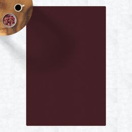 Bilderwelten Kork-Teppich Unifarben rot Korkmatte - Toskana Weinrot - Deko Wohnzimmer Schlafzimmer