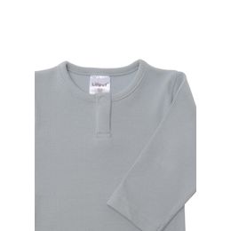 Liliput M&auml;dchen Langarmbody, Gr. 50, blau, 95% Baumwolle, 5% Polyester, unifarben, Bodys, aus weichem Material