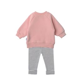 Liliput M&auml;dchen Sweatanzug "Herz", rosa, Gr. 98, bedruckt, 80% Baumwolle, 20% Polyester, Sportanz&uuml;ge, mit niedlichem Herz-Print