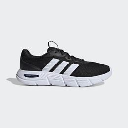 Herren Walkingschuh "CLOUDFOAM FLEX, SCHN&Uuml;RSENKEL", adidas Sportswear, Gr. 43, schwarz-wei&szlig;, Textil, Schuhe
