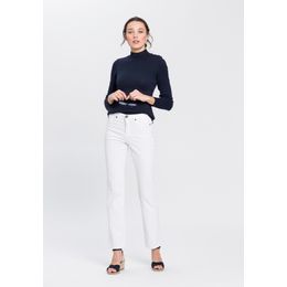 Arizona Damen Gerade Jeans "Comfort-Fit", wei&szlig;, Basic, Gr. 18, Jeans, Obermaterial: 98% Baumwolle, 2% Elasthan, Jeans, High Waist