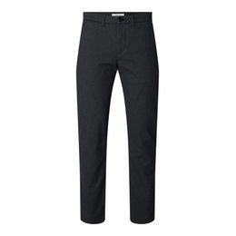 Selected Herren Chinohose "SLH175-SLIM MILES BRUSHED PANTS W NOOS", grau, Gr. 36, unifarben, Web, Obermaterial: 69% Baumwolle, 30% Polyester, 1%