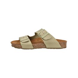 Haflinger Damen Hausschuh "Haflinger Hausschuhe Leder", Gr. 36, beige, Leder, Schuhe