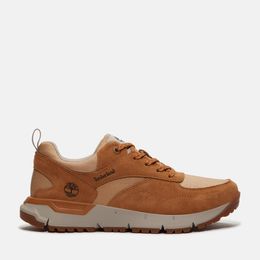Timberland Herren Sneaker "Voyager Park LOW LACE UP SNEAKER", Gr. 44,5, braun, Leder, Textil, Schuhe