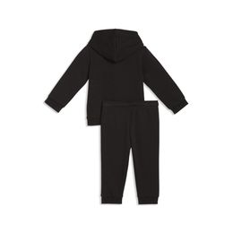 Puma M&auml;dchen Jogginganzug "Minicats French Terry Loungewear-Set Kinder", schwarz, Gr. 92, Obermaterial: 68% Baumwolle, 32% Polyester. Kapuzenfutter: