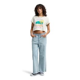 Billabong Damen T-Shirt "Coastal Adventures", beige, Gr. L, Obermaterial: 100% Baumwolle., Shirts