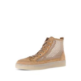Gabor Damen Sneaker "Sneaker high", Gr. 38, braun, Schuhe