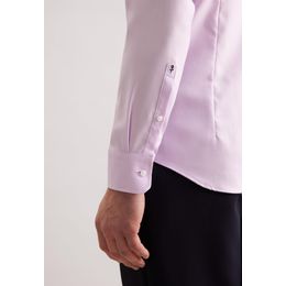 Seidensticker Herren Businesshemd "Schwarze Rose", lila, Gr. 39, unifarben, 100% Baumwolle, Hemden, Slim 1/1 Kentkragen Uni