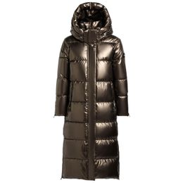 Khujo Damen Steppmantel "HEDD2", silber, Gr. S, unifarben, 100% Polyester, M&auml;ntel