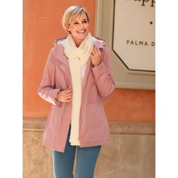 Classic Basics Damen Anorak, rot, Gr. 44, gemustert, mehrfarbig, 100% Polyester, Wattierung:100% Polyester, &Auml;rmelfutter:100% Polyester, Jacken