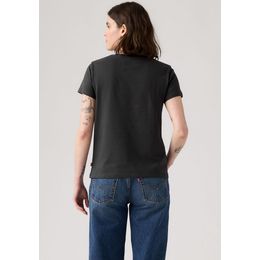 Levi's LEVI'S Damen T-Shirt "LV T-Shirt THE PERFECT TEE NEUTRALS"heritage ad barn bw, Gr. M, bedruckt, Jersey, Obermaterial: 100% Baumwolle, Shirts