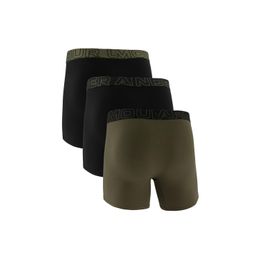 Under Armour Herren Boxershorts "Boxershort UA PERFORMANCE COTTON - SOLID 6 IN 3PK 3er Pack", Gr. XL, bunt, Obermaterial: 57% Baumwolle CO. 38%