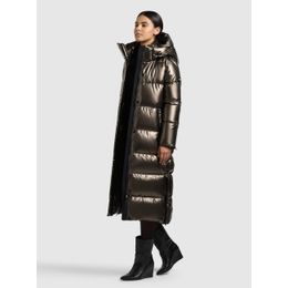 Khujo Damen Steppmantel "HEDD2", silber, Gr. XS, unifarben, 100% Polyester, M&auml;ntel