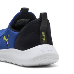 Puma Damen Sneaker "Fun Racer 2 SLIPTECH Sneakers Kinder", Gr. 27,5vivid blau lemon sherbert gelb, Obermaterial: Textil, Synthetik; Futter: Textil;