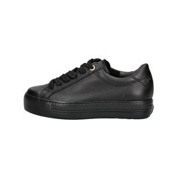 Paul Green Damen Sneaker "Paul Green Sneaker Glattleder", Gr. 39, schwarz, Glattleder, Schuhe