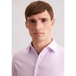 Seidensticker Herren Businesshemd "Schwarze Rose", lila, Gr. 36, unifarben, 100% Baumwolle, Hemden, Slim 1/1 Kentkragen Uni