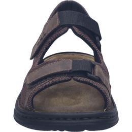 Josef Seibel Herren Sandale "Max 61, moro", Gr. 47, braun, Obermaterial: 80% Rindsleder Leather cow. 20% Textilmaterial TEXMAT., Schuhe