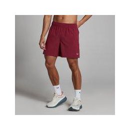 Myprotein MP Trainingsshorts 7 Woven f&uuml;r Herren &ndash; Heritage Rot - S