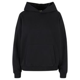 Urban Classics Damen Kapuzenpullover "Urban Classics Damen Ladies Organic Oversized Hoody", schwarz, Gr. XL, unifarben, 100% Baumwolle, Pullover