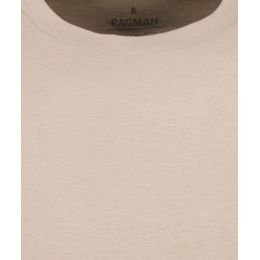 Ragman Herren T-Shirt, braun, Gr. M, Baumwolle, Shirts