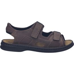 Josef Seibel Herren Sandale "Max 61, moro", Gr. 44, braun, Obermaterial: 80% Rindsleder Leather cow. 20% Textilmaterial TEXMAT., Schuhe