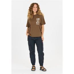WHISTLER Damen T-Shirt "Arwen"braun, Gr. 36, bedruckt, 100% Baumwolle, Shirts, Komfort