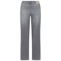 MAC Damen Bequeme Jeans "Gracia", grau, Gr. 42, unifarben, Denim/Jeans, Obermaterial: 88% Baumwolle, 9% Polyester, 3% Elasthan, Jeans