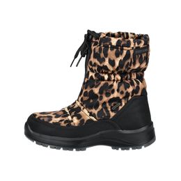 Josef Seibel Damen Snowboots "Josef Seibel Stiefel Lederimitat/Textil", Gr. 39leopard, Lederimitat, Textil, Schuhe
