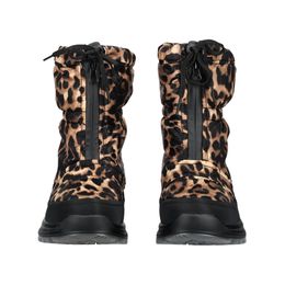 Josef Seibel Damen Snowboots "Josef Seibel Stiefel Lederimitat/Textil", Gr. 37leopard, Lederimitat, Textil, Schuhe