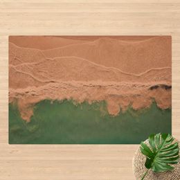 Kork-Teppich - Das Meer - Motiv t&uuml;rkis Strand Korkmatte Landschaft Wohnzimmer Schlafzimmer