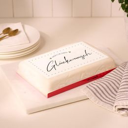 Biskuittorte &bdquo;Herzlichen Gl&uuml;ckwunsch&ldquo;
