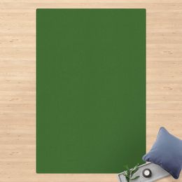 Kork-Teppich - Colour Dark Green - Unifarben gr&uuml;n Korkmatte Deko Wohnzimmer Schlafzimmer