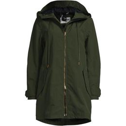 LANDS' END Squall Regenjacke in A-Linie, Damen,  Gr&uuml;n, Nylon, by Lands' End
