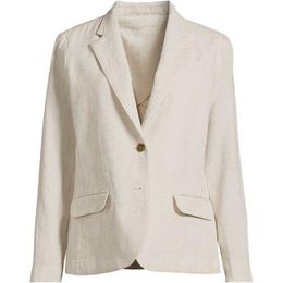 LANDS' END Leinenblazer, Damen,  Beige, Leinen, by Lands' End