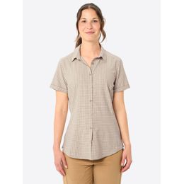 Vaude Funktionsbluse 'Seiland III' Damen Gr&ouml;&szlig;e XXL beige / wei&szlig;