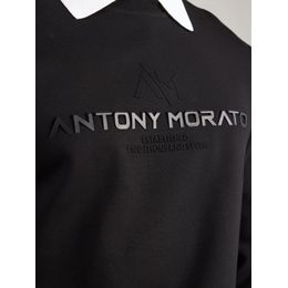 Antony Morato Sweatshirt Herren Gr&ouml;&szlig;e S silbergrau / schwarz