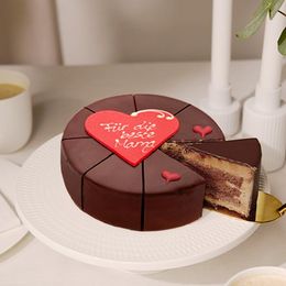 Dessert-Sachertorte &bdquo;F&uuml;r die beste Mama&ldquo;