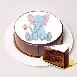 Dessert-Motiv-Torte Elefant