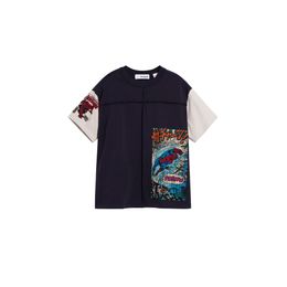 Desigual T-Shirt 'Spiderman Comic' Jungen Gr&ouml;&szlig;e 134/140 blau / navy / rot / wei&szlig;