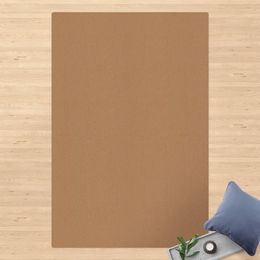 Kork-Teppich - Terracotta Taupe - Unifarben braun Korkmatte Deko Wohnzimmer Schlafzimmer
