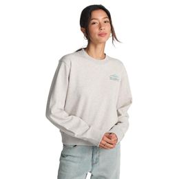 Billabong Sweatshirt 'Chasing Horizons' Damen Gr&ouml;&szlig;e M t&uuml;rkis / hellgrau / helllila