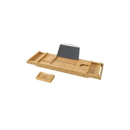 H&ouml;ffner Badewannenregal &brvbar; holzfarben &brvbar; Bambus &brvbar; Ma&szlig;e (cm): B: 109 H: 20,5 &raquo; H&ouml;ffner